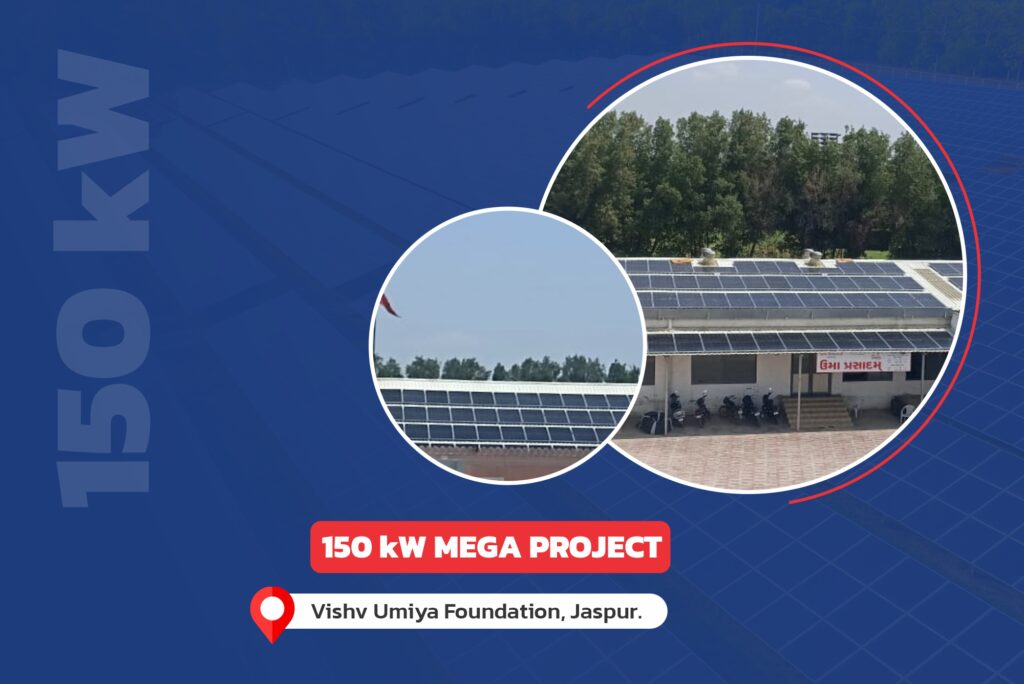 Vishv Umiya Foundation 150 kW Solar Project By APS