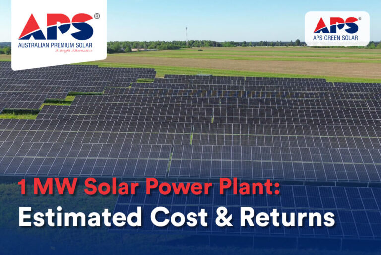 1 MW Solar Power Plant Cost in India | APS Green